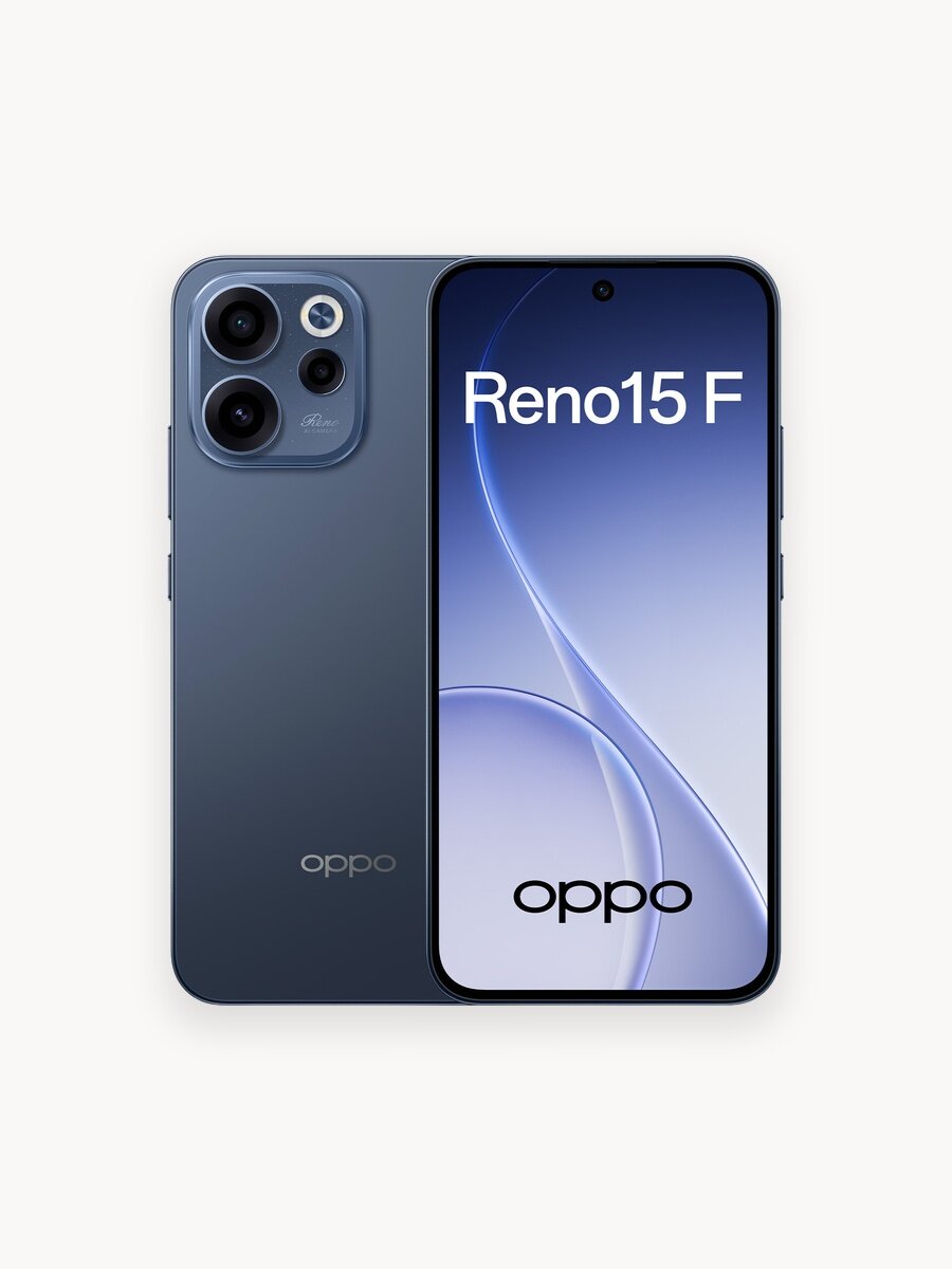 Смартфон OPPO Reno15 F 8/256, цвет сумеречный синий, IP69 защита