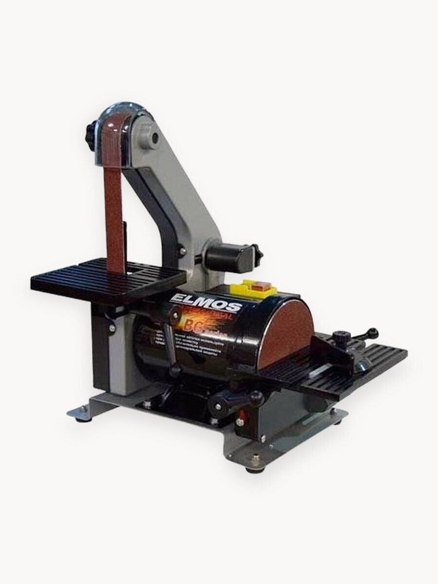 Комбинированный шлифовальный станок Elmos BG-463 300Вт. лента 25х750мм. Диск 150мм.