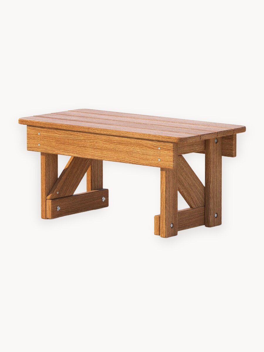 Скамейка 79см. Лавка садовая для дачи