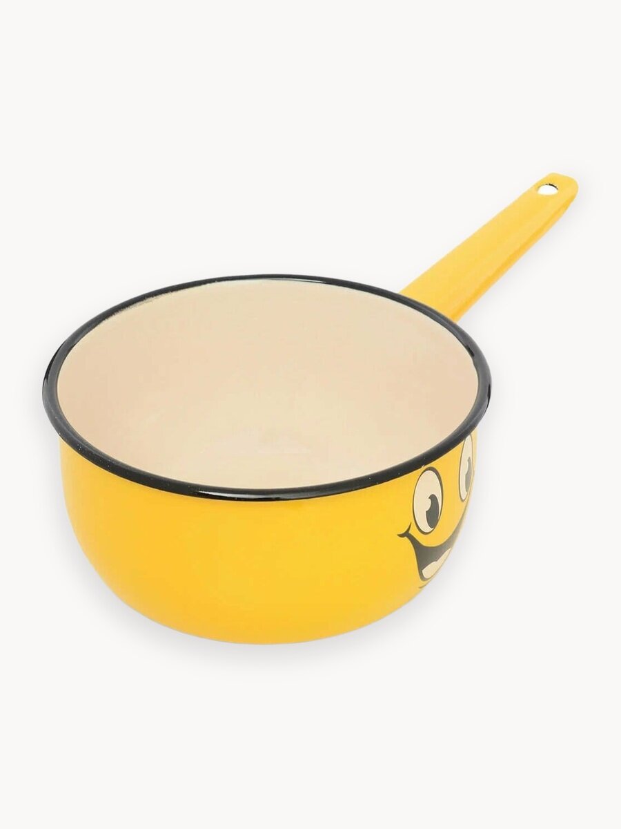 Ковш эмалированный для плиты 1,5 литра