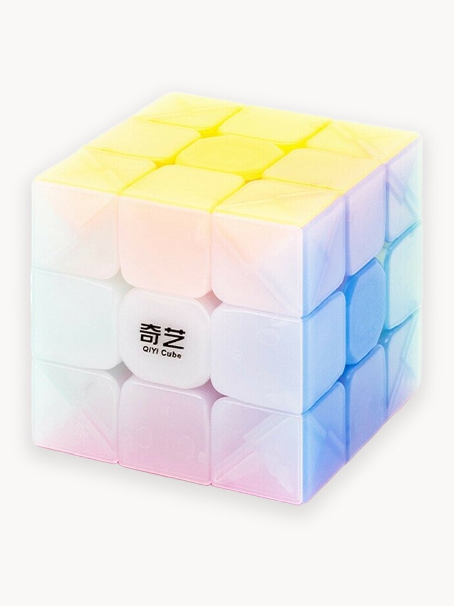 Кубик Рубика QiYi MoFangGe 3x3x3 YongShi Warrior W Jelly Прозрачный