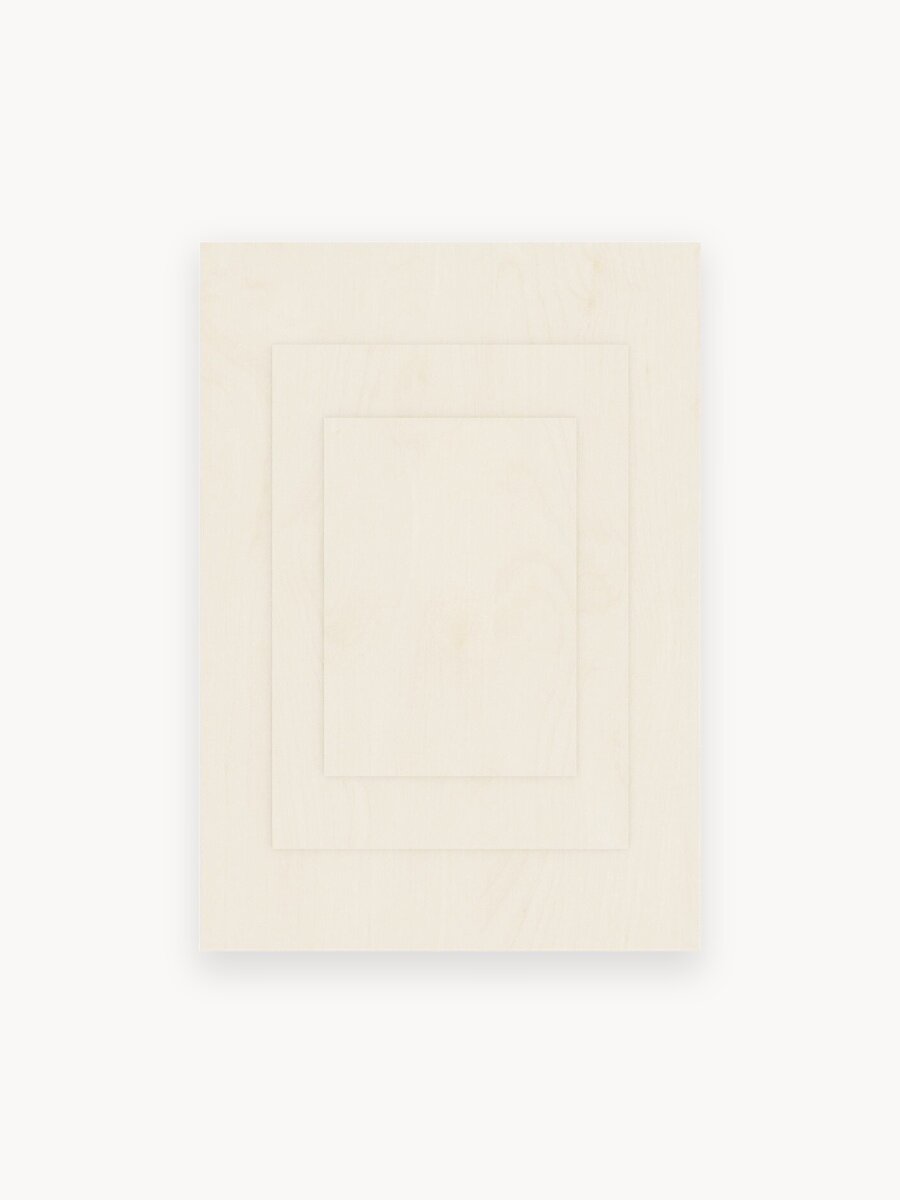 Фанера Teplofom A3, шлифованная, для творчества и строительства, 3мм, 5шт