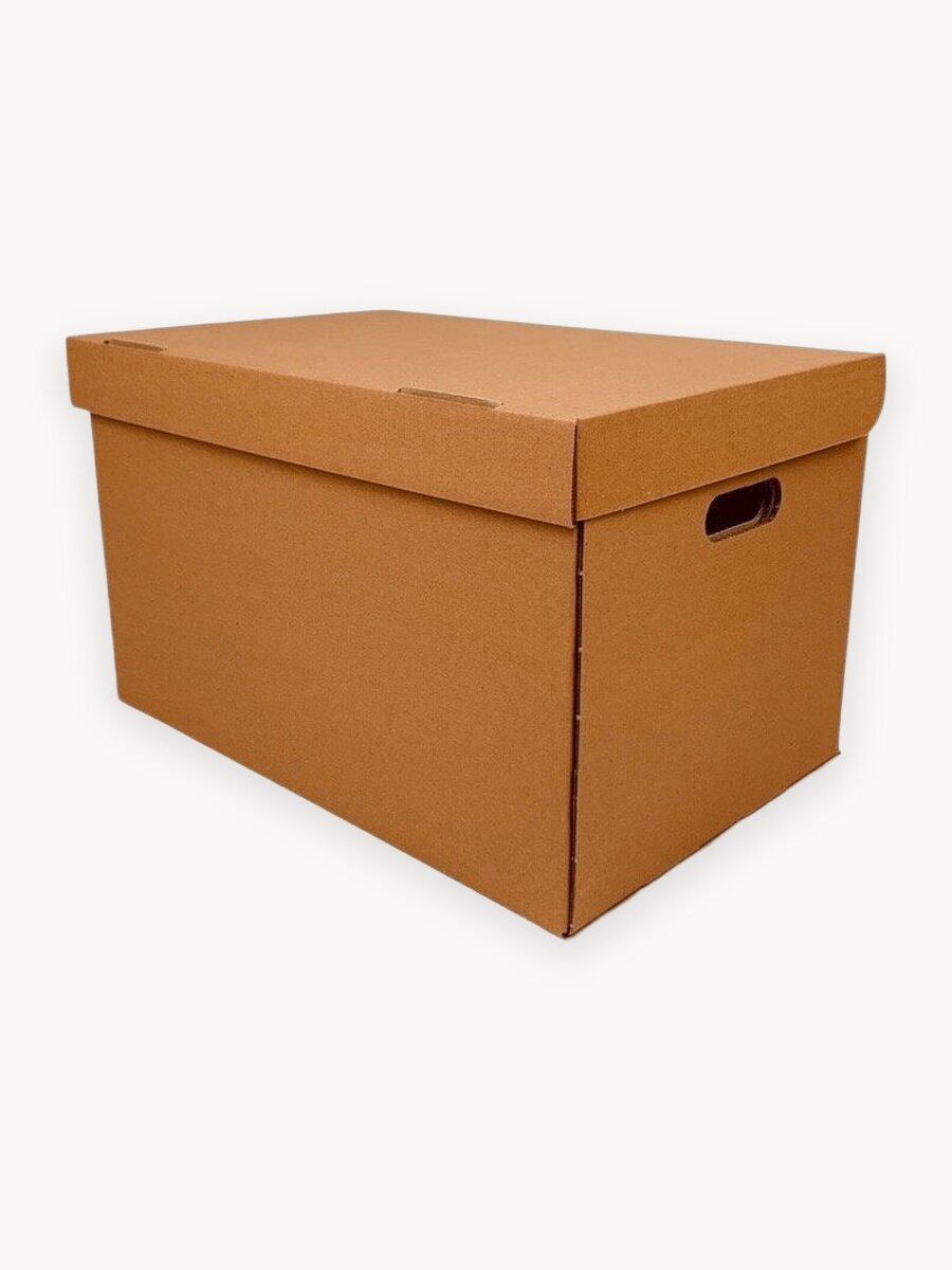 Архивный короб №3 480х325х295 мм, картон Т-23, комплект из 5 шт!