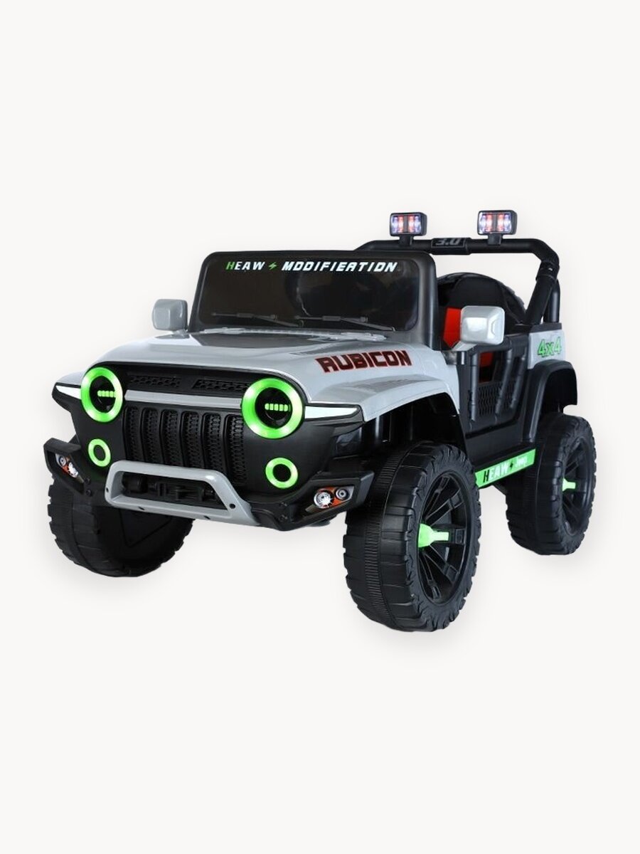 TANK 300 KIDS электромобиль(серый), двухместный местный /4WD, с дистанционным управлением/Bluetooth