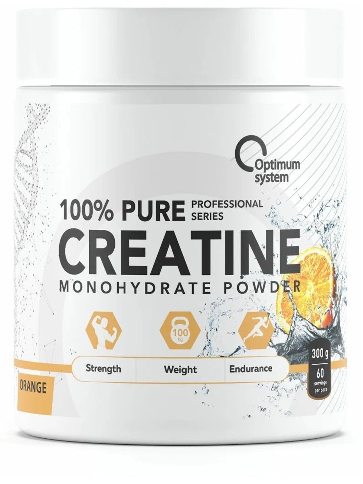 Creatine Monohydrate 100% Pure 300 гр - Апельсин