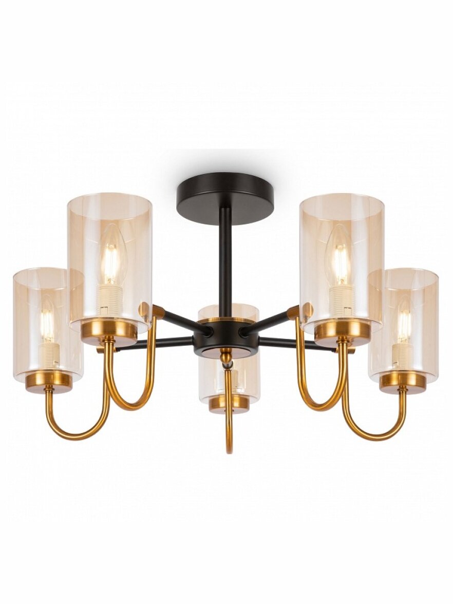 Светильник Freya Jewel 40Вт E14х5 IP20 потолочн. (FR5321CL-05BZ)