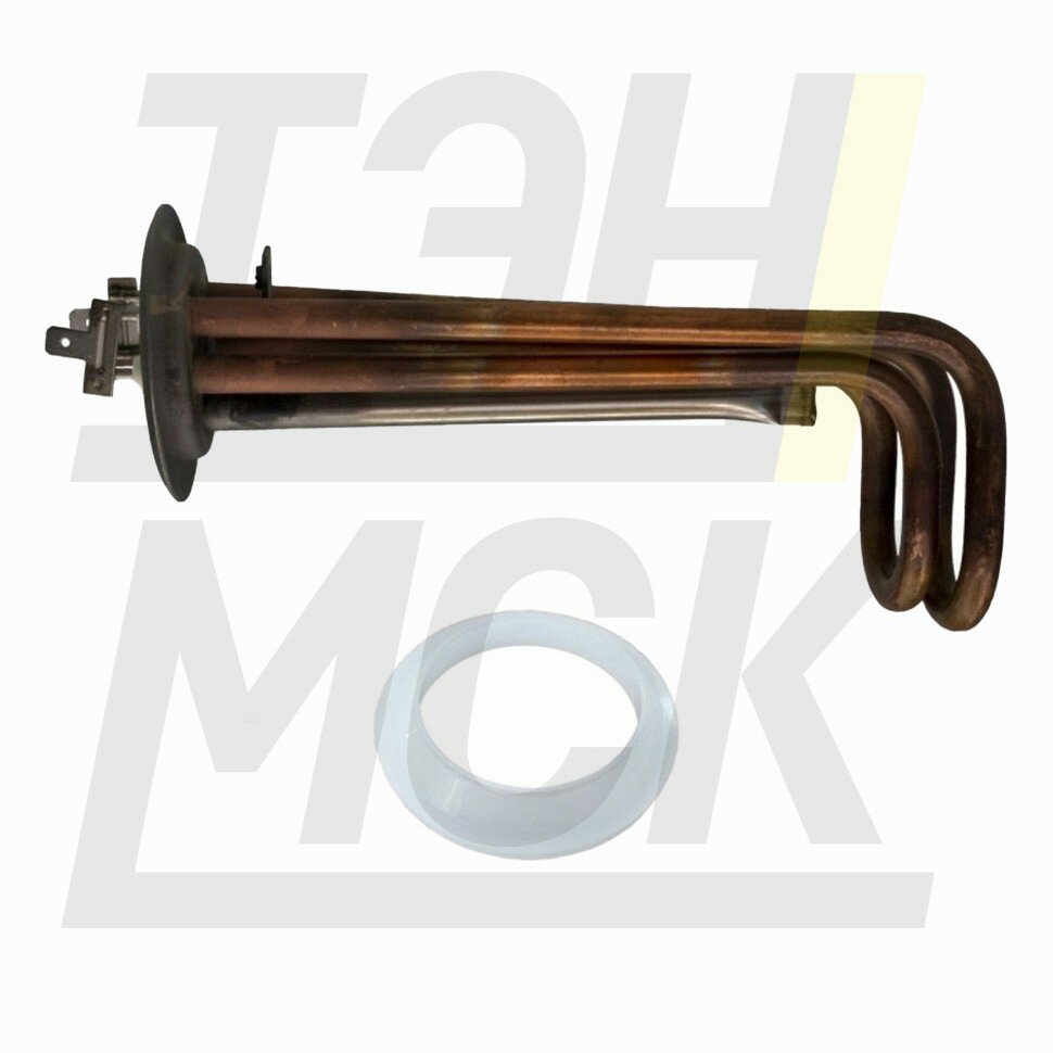 Комплект ТЭН 2кВт (2000Вт) RF для водонагревателя Thermex RZB 10, Garanterm, под анод М4 + прокладка, 20054K1