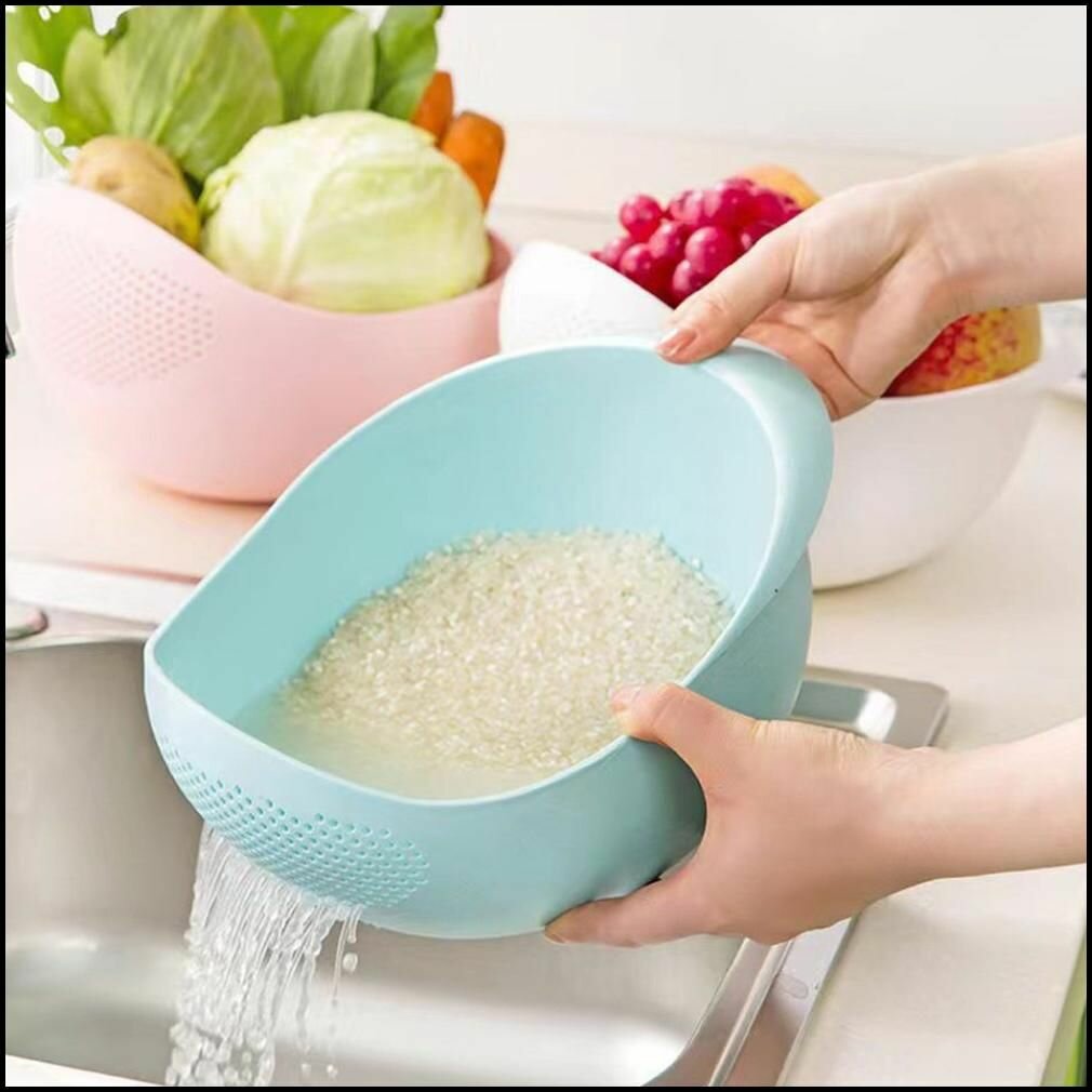 Дуршлаг для круп, риса, макарон и фруктов удобный и практичный кухонный аксессуар