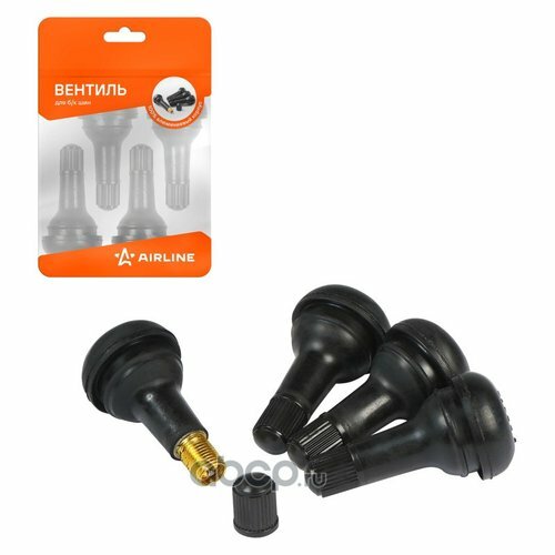 Вентиль для б/к шин tr415, 4 шт Airline ATRV41501