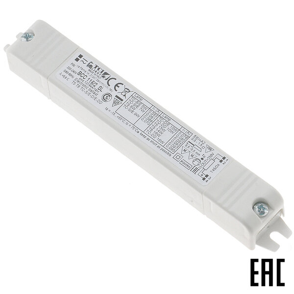 Дроссель электронный для Т5 1х4-14Вт T8 1х16Вт КЛЛ 1х5-16Вт 137944/16H BCC 116/2 SL TCI