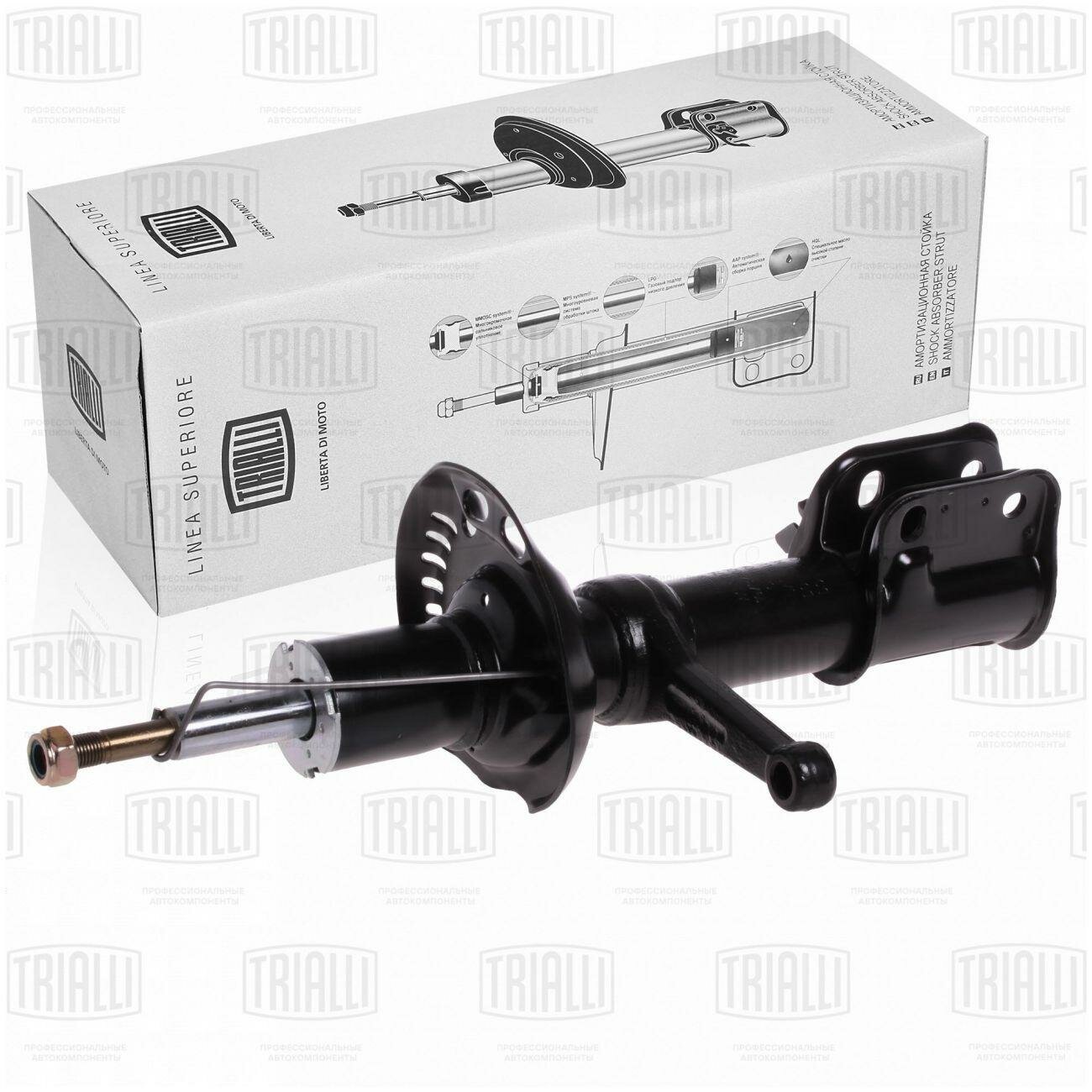 Trialli амортизатор стойка для автомобилей перед. прав. газ. ag01375