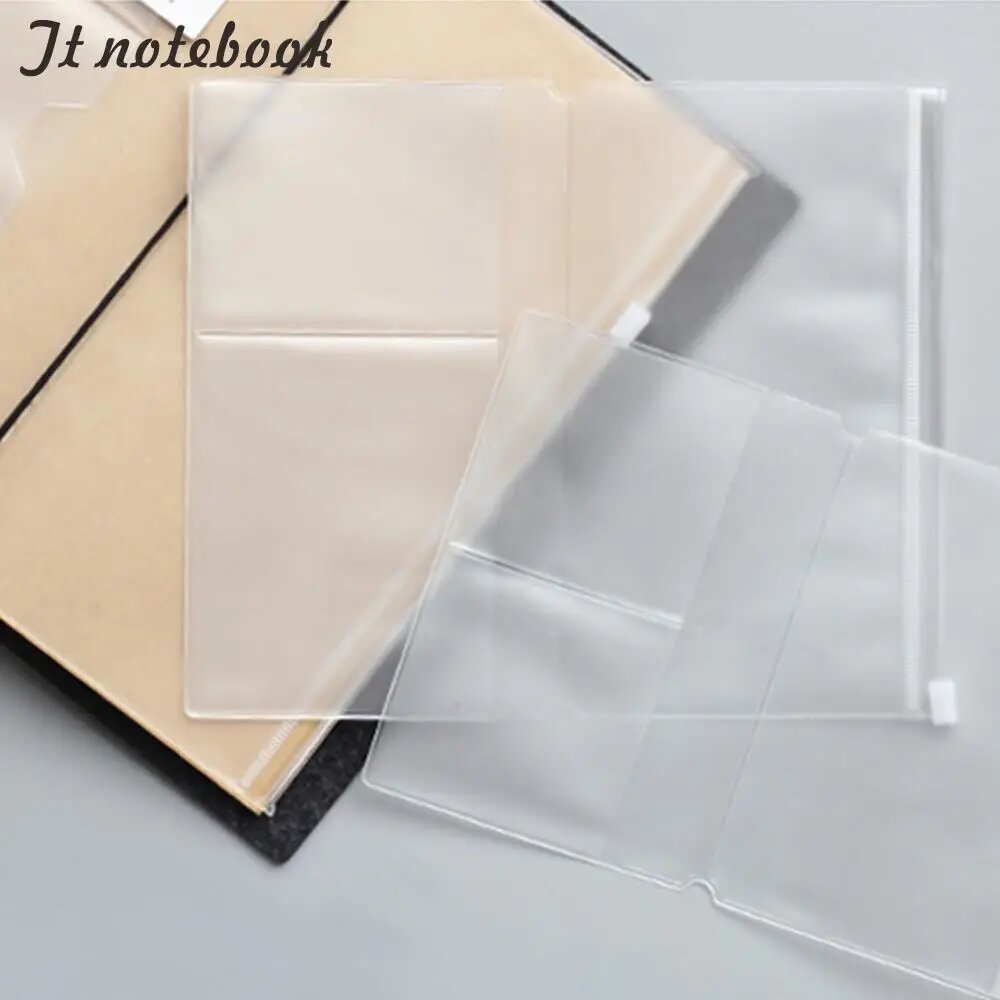 ПВХ папка для документов, прозрачная, 13x10 см, для паспорта