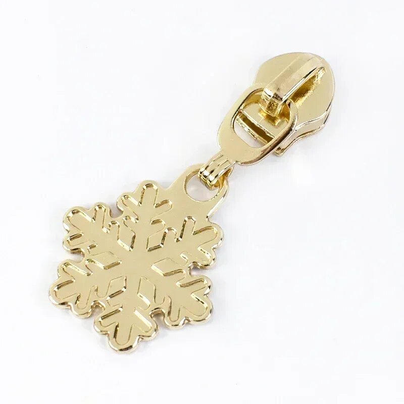 Слайдеры для молний Meetee 5#, 5/10/20 шт. ZT950-LightGold, 20Pcs