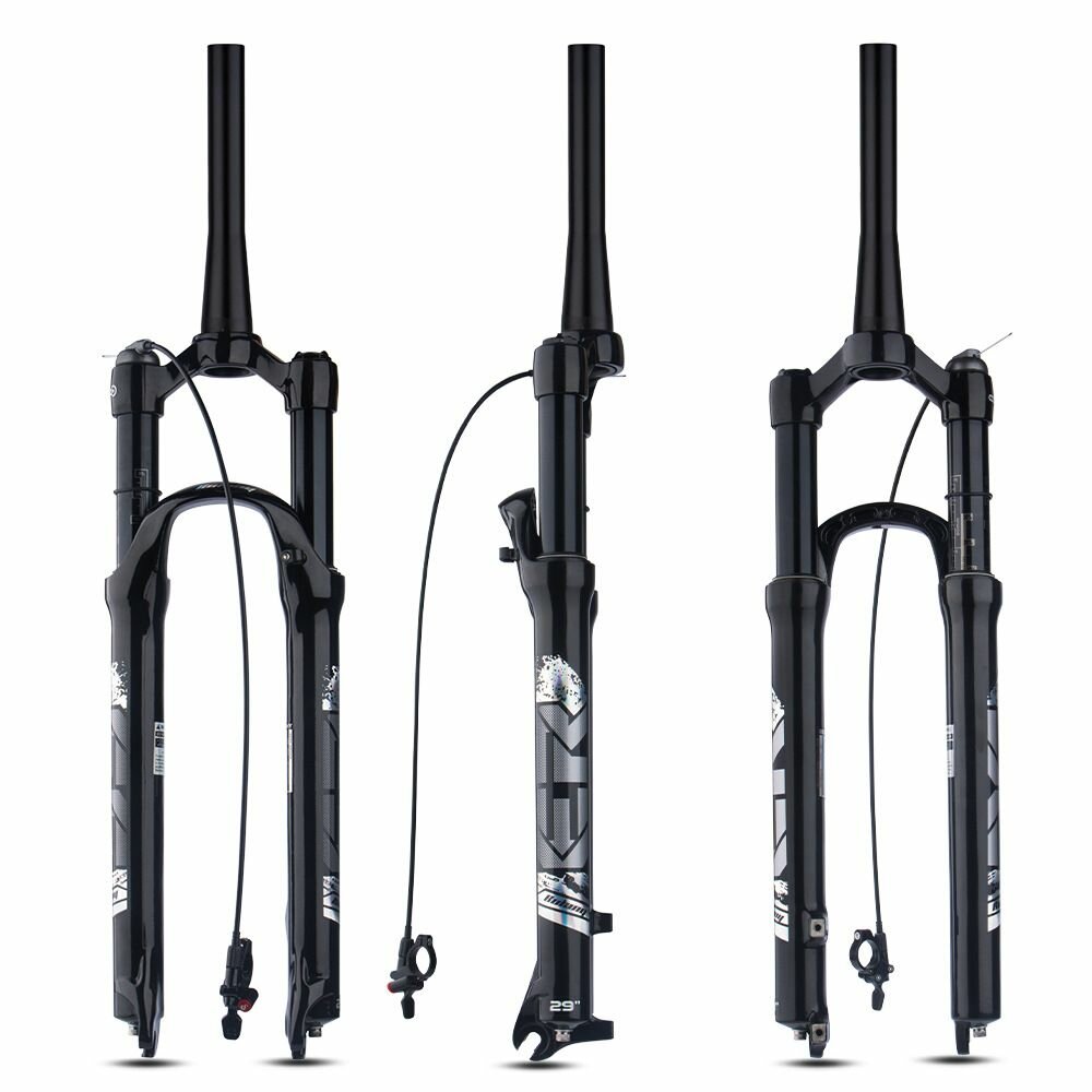 Вилка велосипедная 29 горный велосипед BOLANY с амортизирующей воздушной вилкой из магниевого сплава, ход 120 мм