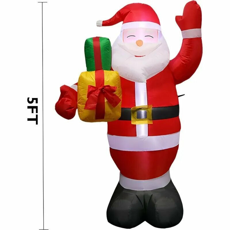 Фигура надувная Дед Мороз 150 см