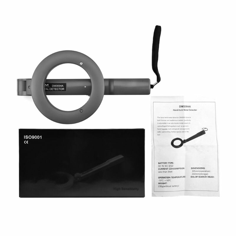 Портативный металлоискатель, складной и легкий искатель золота, высокая чувствительность для поиска сокровищ, проверки безопасности