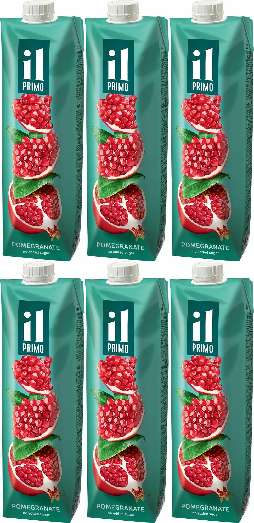 IL PRIMO Сок востановленный Гранатовый, 1 л, 6 шт в коробке