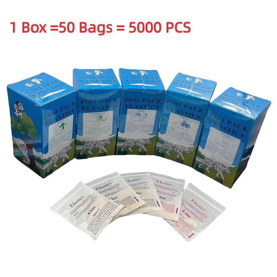 Ортодонтические резинки NIGF силиконовые 3,5/4,5/5,0/6,5 унций 6.5OZ penguin 10bag