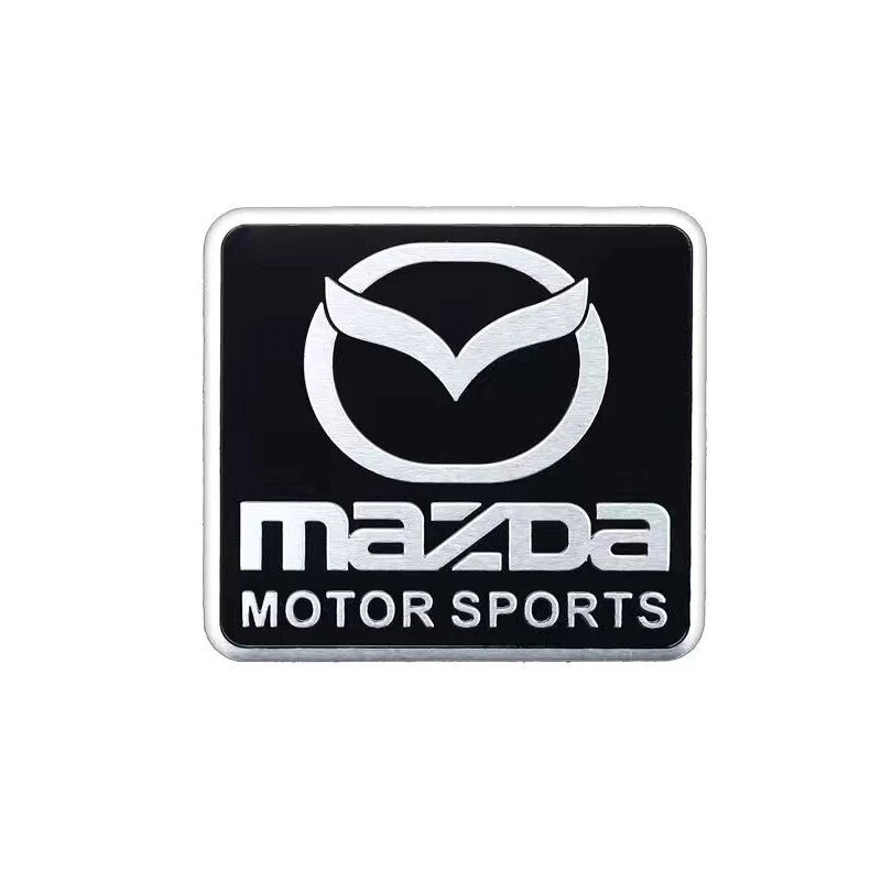 3D алюминиевая наклейка для кузова багажника автомобиля, автомобильная эмблема, внешние наклейки, аксессуары для Mazda 3, 6 ярдов, фотография, GJ, MS, BK