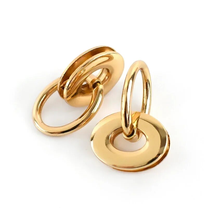 Кольца для сумок Deepeel, LightGold, 4шт