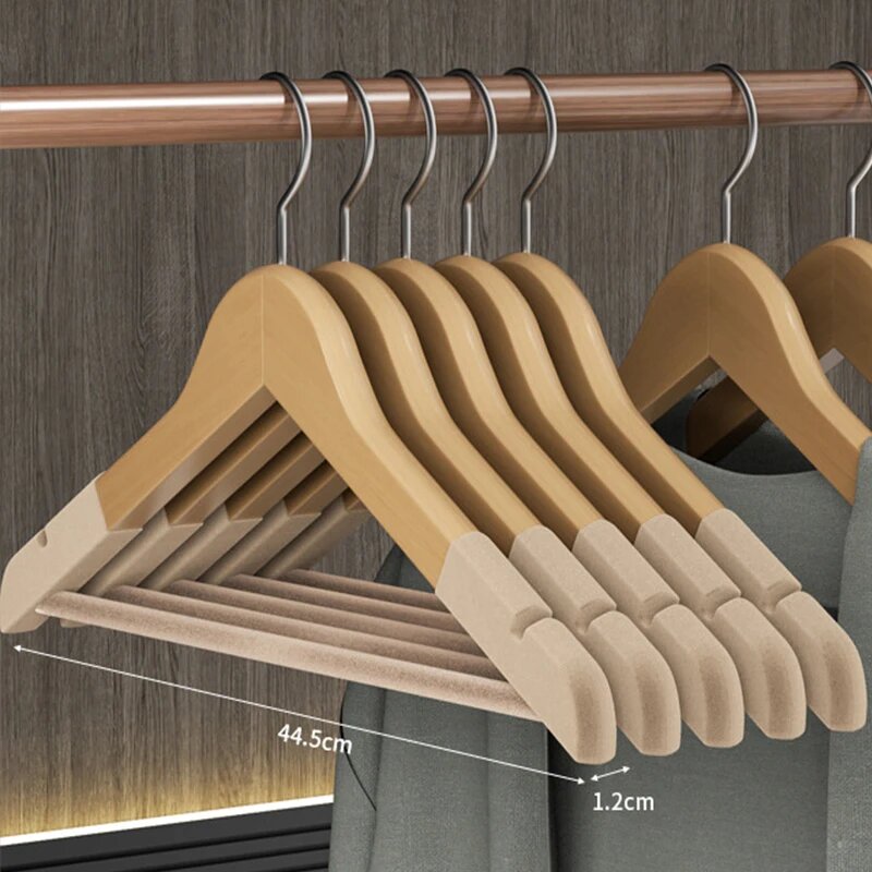 5 шт. вешалок для одежды деревянных RIGWARL, Light