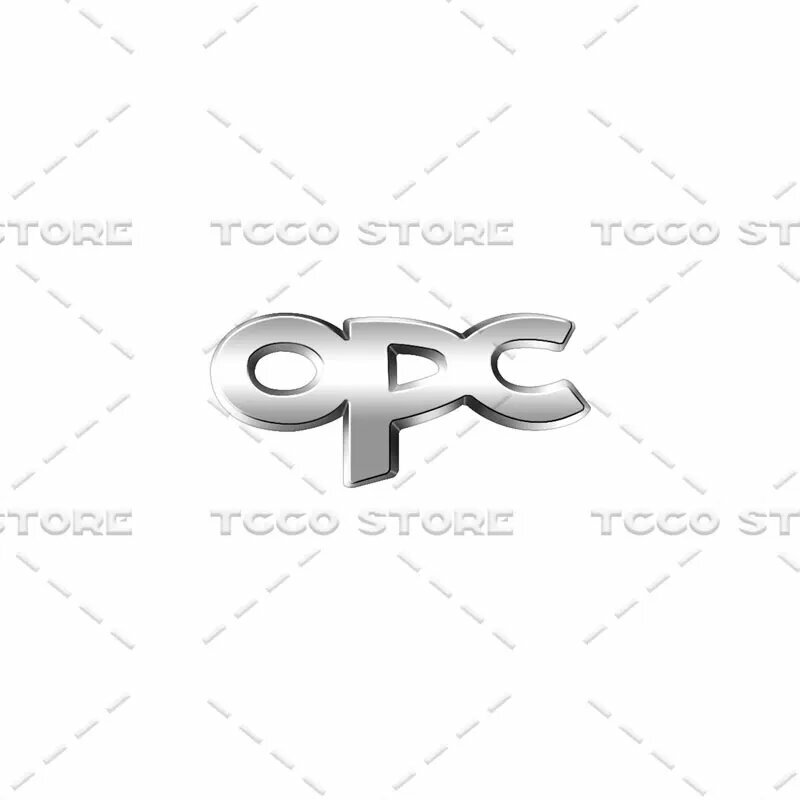 Металлическая наклейка Opel OPC, цвет 1