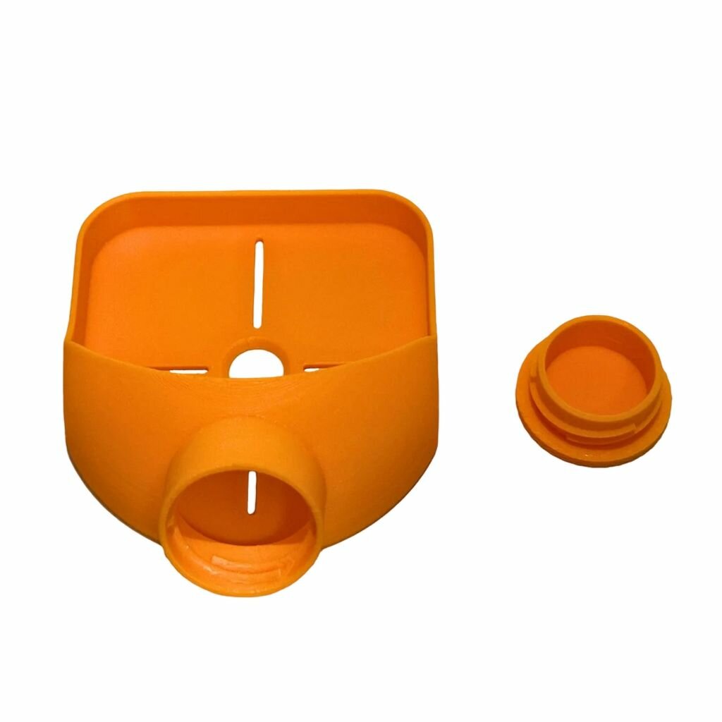 Пылеуловитель для сверлильного станка-оранжевый-модернизированная версия с крышкой