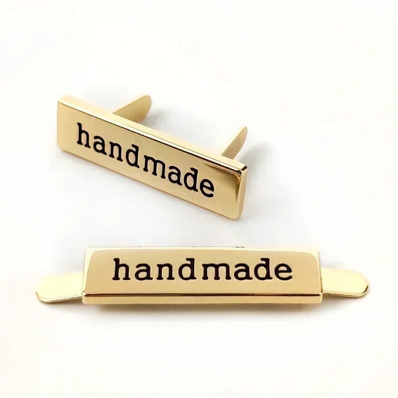 10 шт. Meetee металлические этикетки для сумок ручной работы, пряжка для ручной работы, врезная застежка, лямка, декоративная бирка, кнопка, аксессуары для фурнитуры «сделай сам»