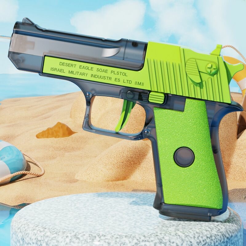 Мини-глок Desert Eagle, электрическая игрушечная водяная пушка, автоматический водяной бластер для детей
