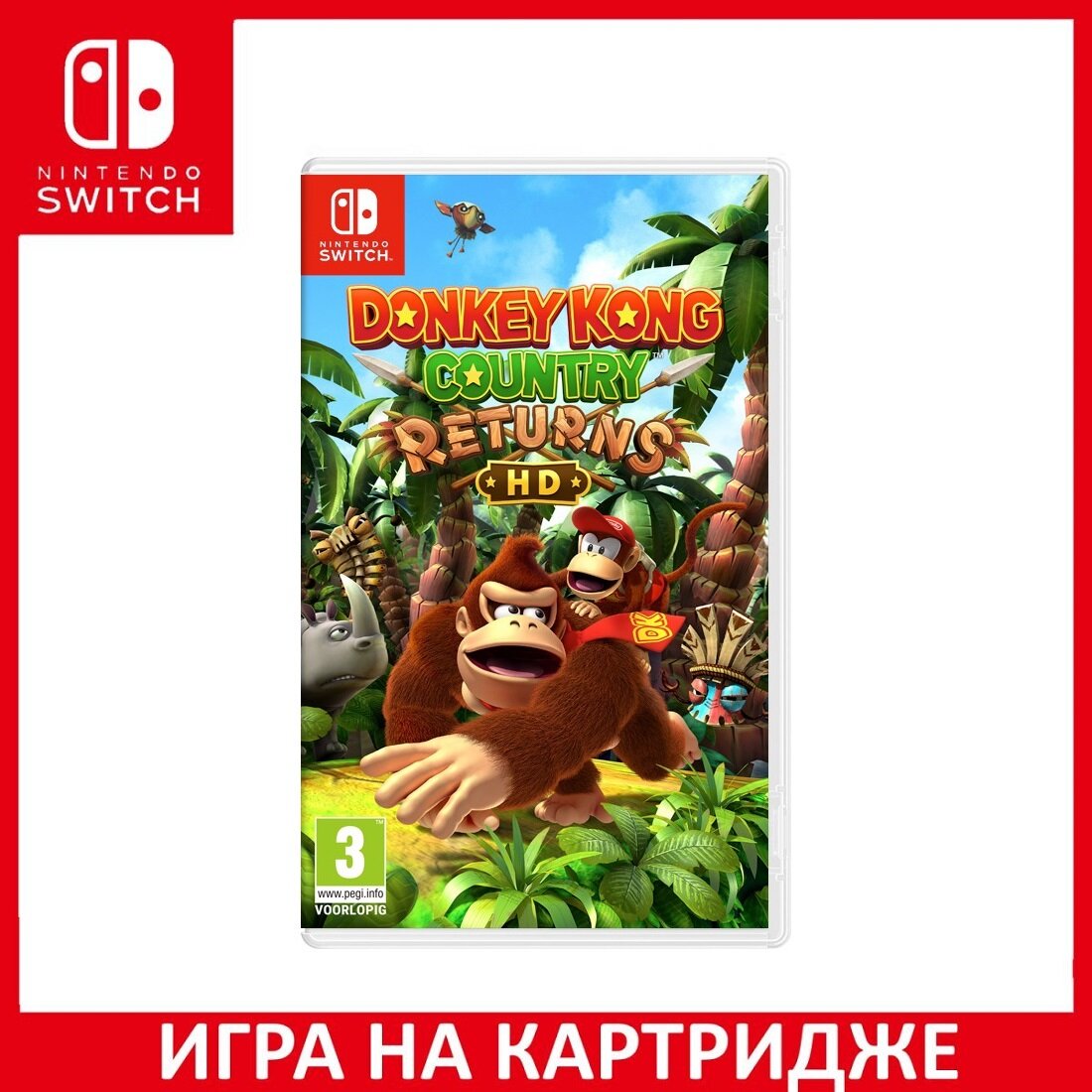 Игра Donkey Kong Country Returns HD (Nintendo Switch) Английская версия