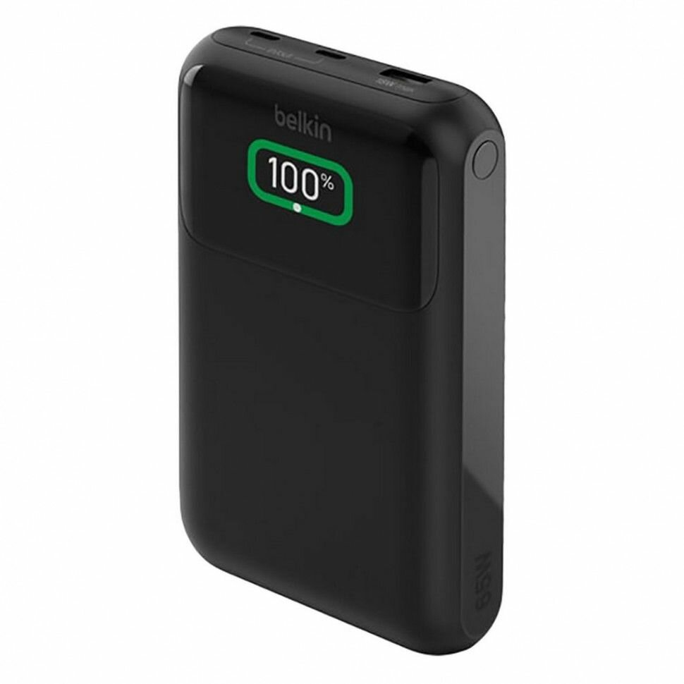 Внешний аккумулятор Belkin BoostCharge Pro 3-Port Laptop Power Bank 20000mAh, черный