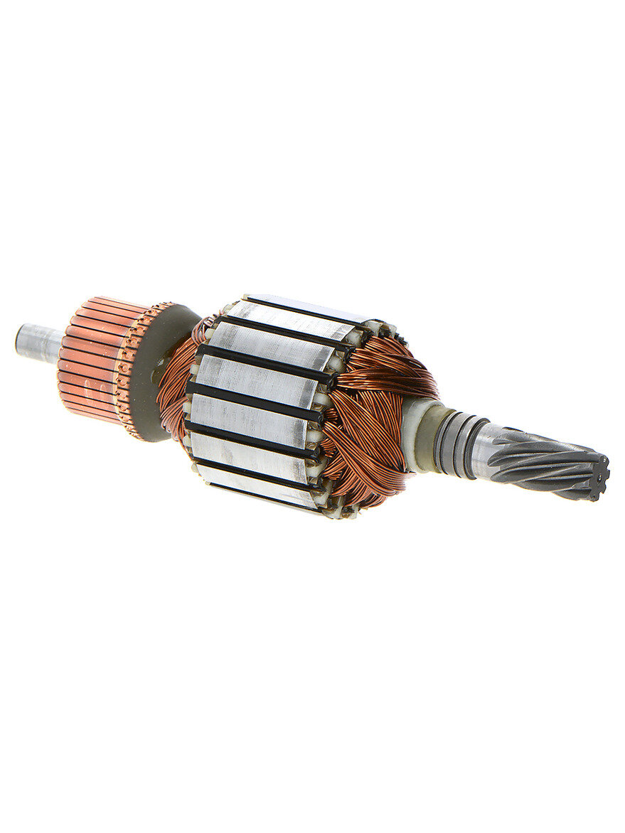 Ротор (Якорь) (L-178.5 мм, D-35 мм, 8 зубов, наклон влево) для молотка отбойного DeWalt D25901K TYPE 1