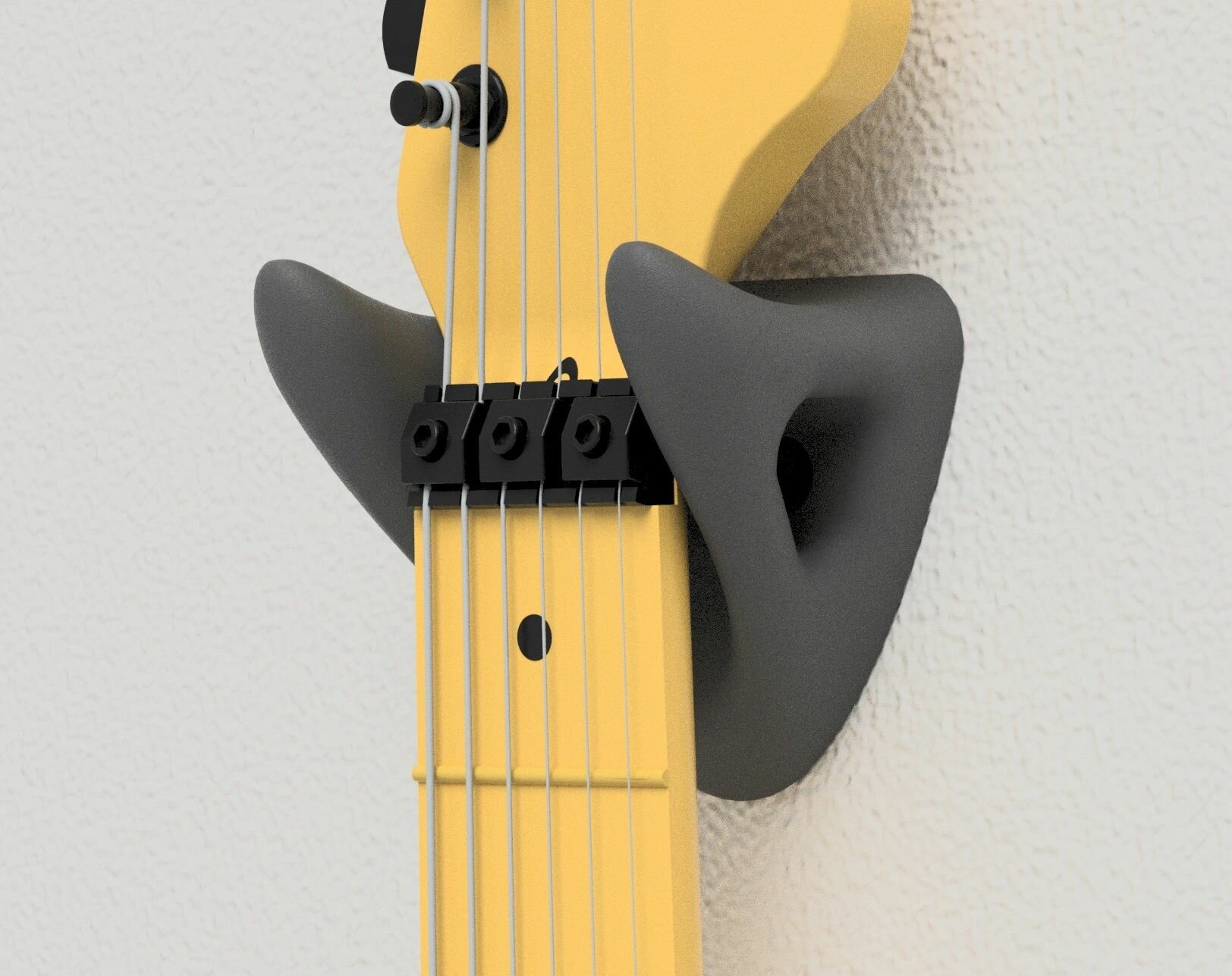 Держатель для электрогитары на стену / Кронштейн для гитары на стену