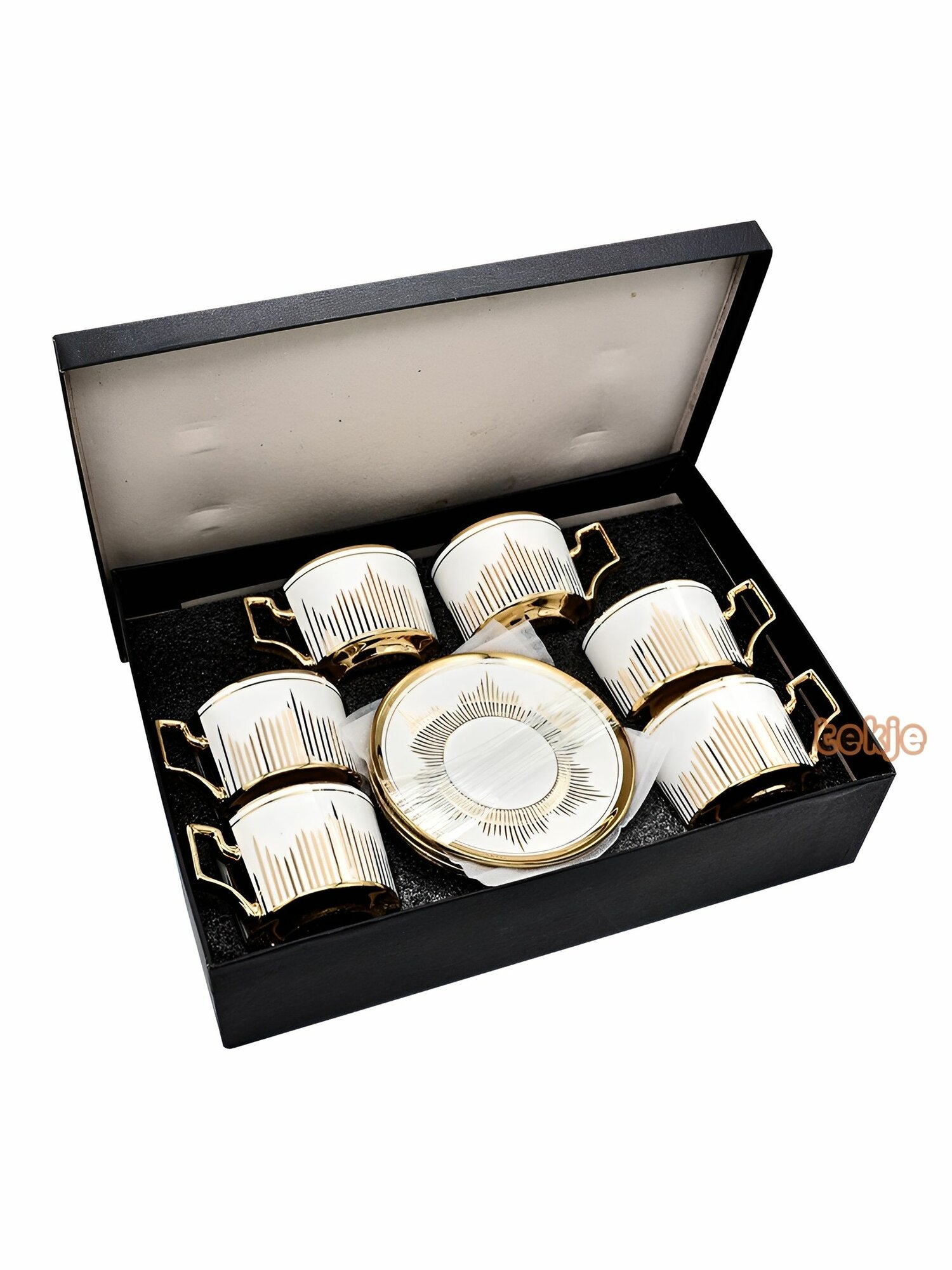 Сервиз кофейный, сервиз чайный, 6 персон, 12 предметов