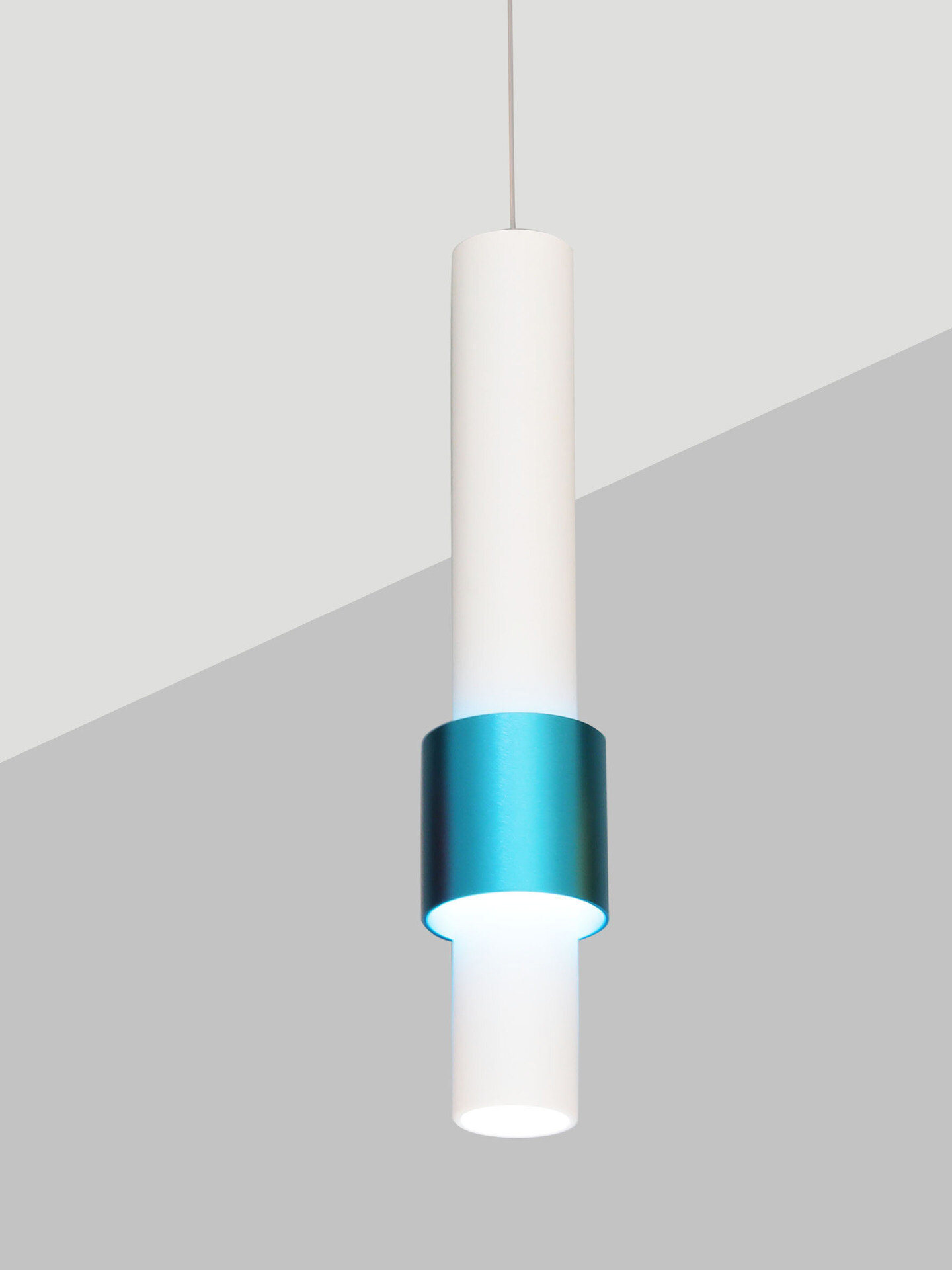 Люстра LJHI, светодиодная, 1 лампочка, 2 режима, 5 Вт, синяя