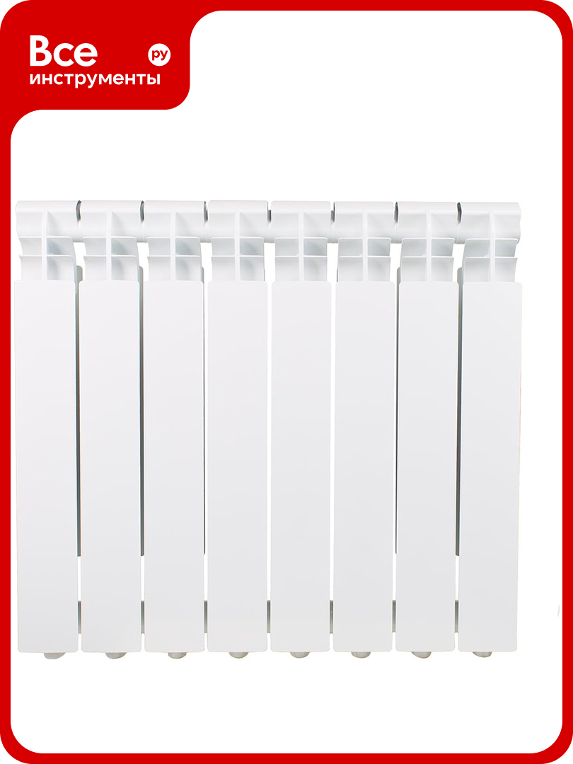 Алюминиевый радиатор OASIS ECO 500/96/8 4640039487135, прибор