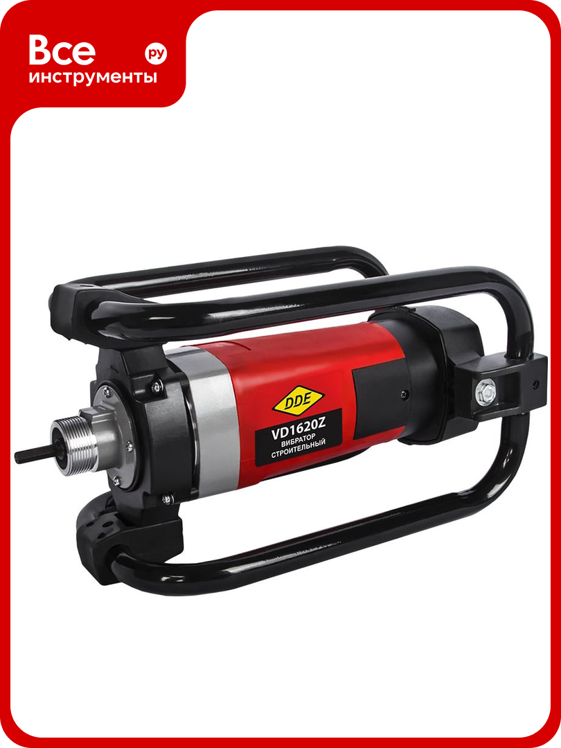 Глубинный вибратор DDE VD1620Z, бетонная смесь, электрический привод, промышленное назначение, повышенная надёжность