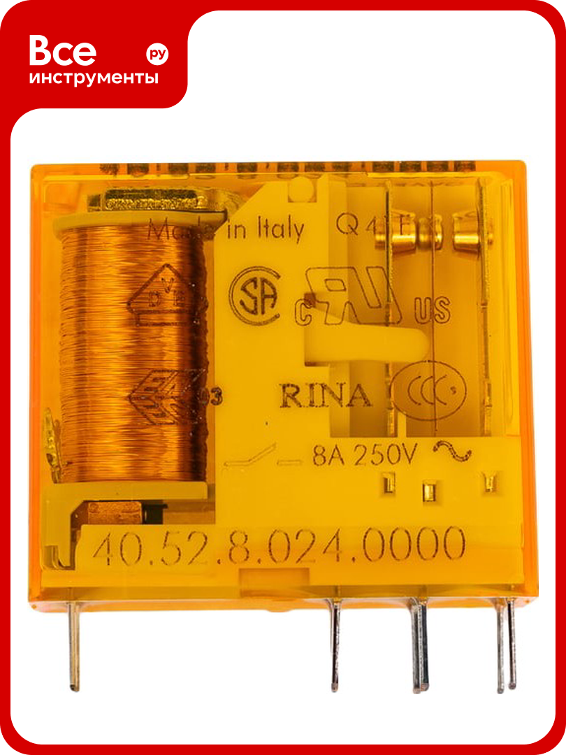 Миниатюрное универсальное электромеханическое реле Finder