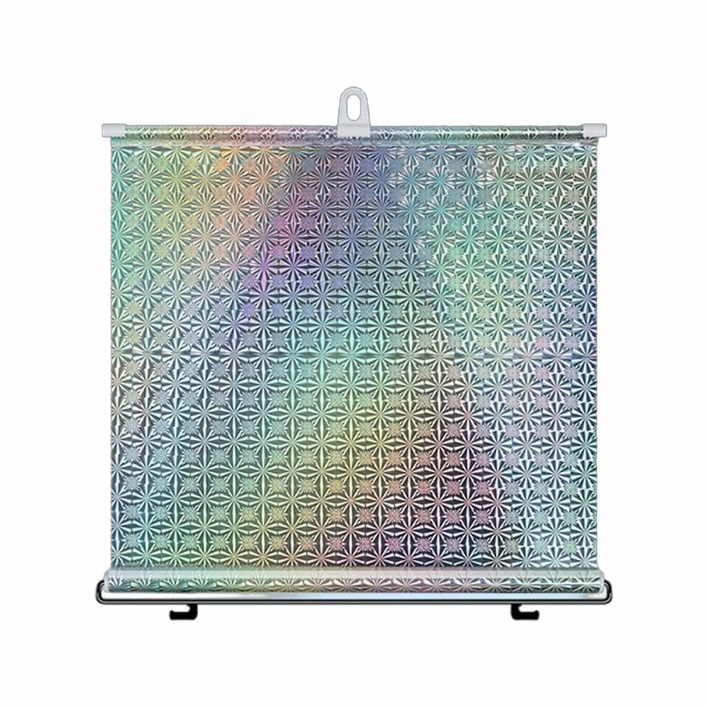 (1 шт.) Автоматические выдвижные рольставни для лобового стекла автомобиля - серебристый - 40 125