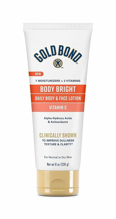 Лосьон для тела и лица Gold Bond Body Bright - 8 унций