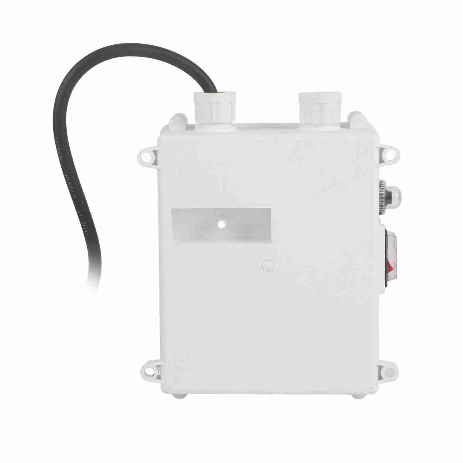 Пump Control Box с встроенным термозащитным автоматическим выключателем для погружных скважинных водяных насосов бытовых всасывающих 1.5KW 2HP 80uf 25A EU Plug 220V