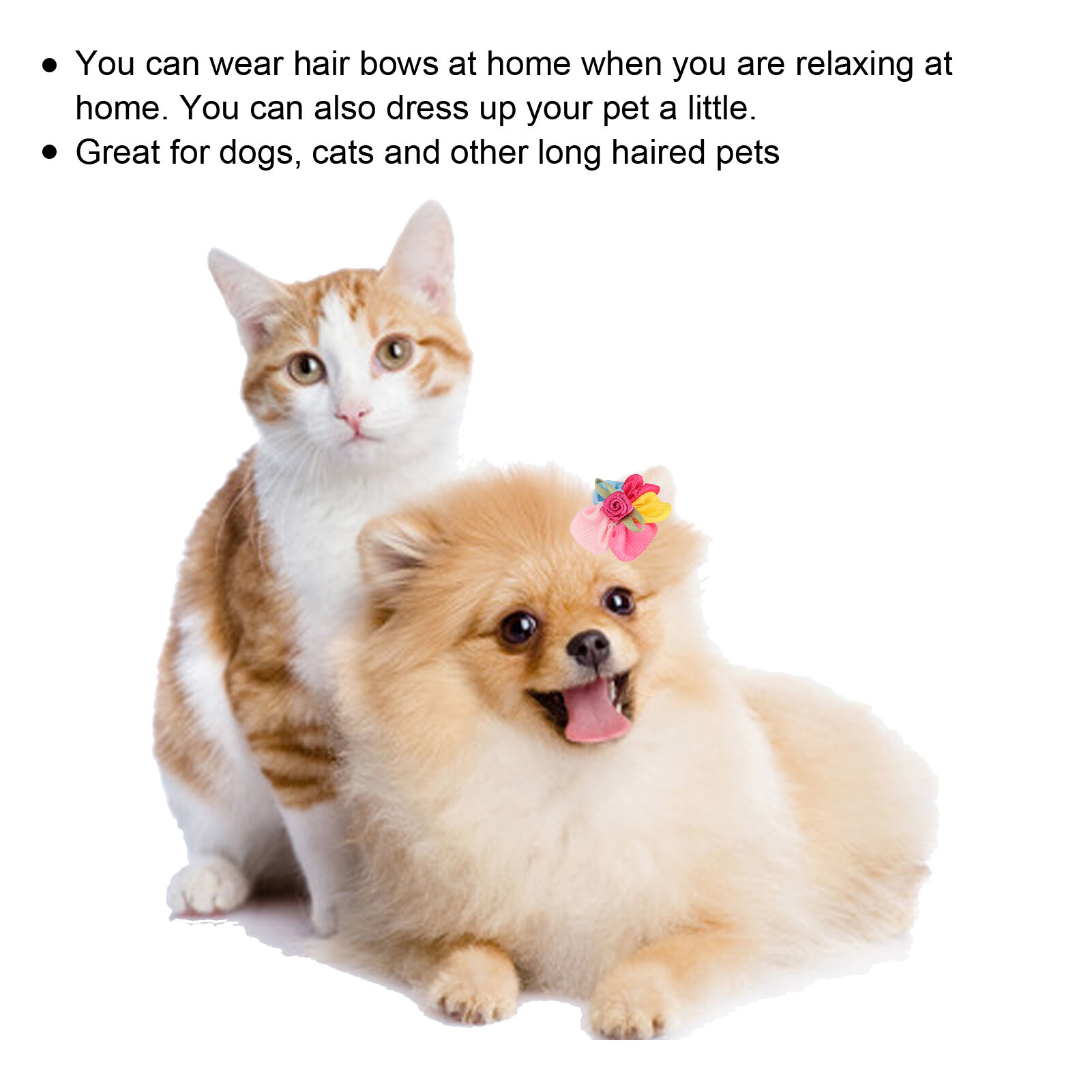 50 шт, банты из собачьей шерсти, бантики для ухода за собаками с резинками для свадьбы, дня рождения, Рождества, Хэллоуина