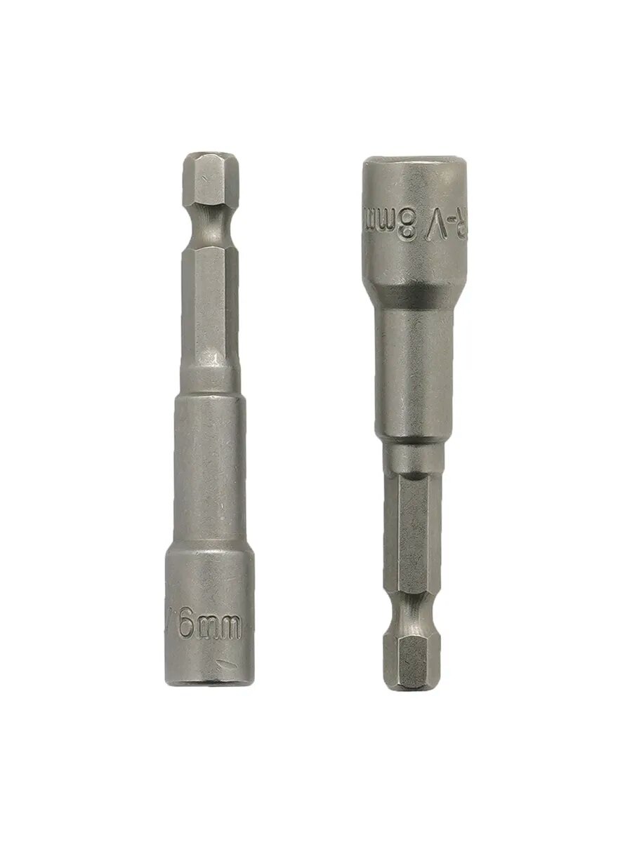 Набор магнитных головок М6, М8, 1/4", 2 шт