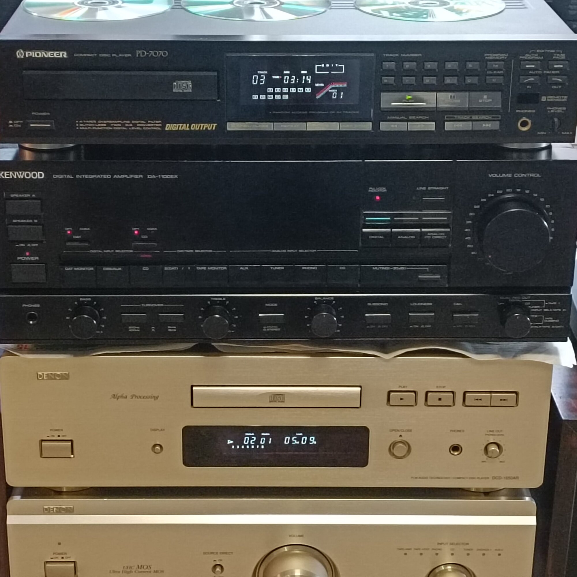 Топовый интегральный усилитель Kenwood da 1100 ex