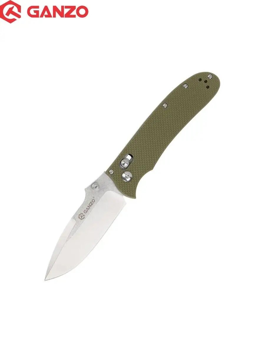 Нож Ganzo D704-GR зеленый (D2 сталь)