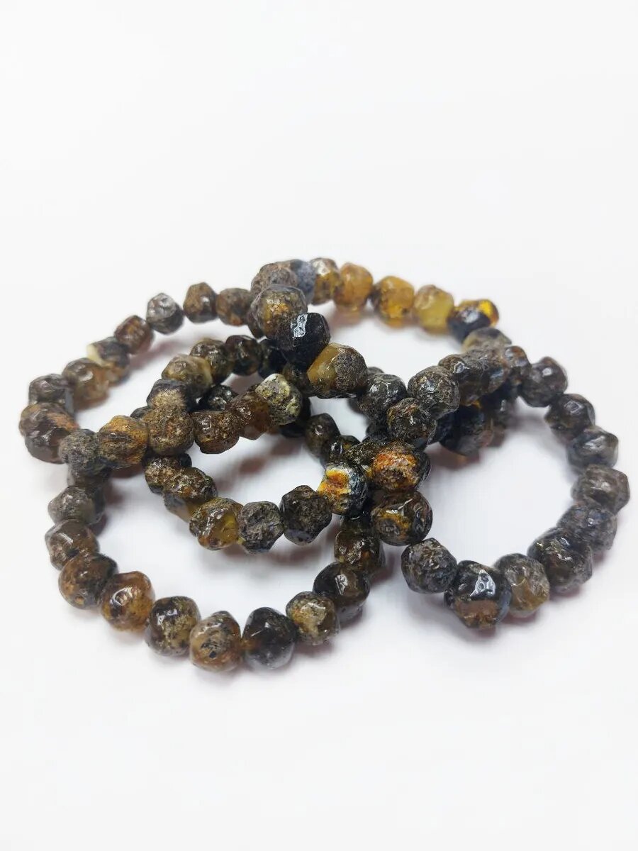 Браслет, янтарь