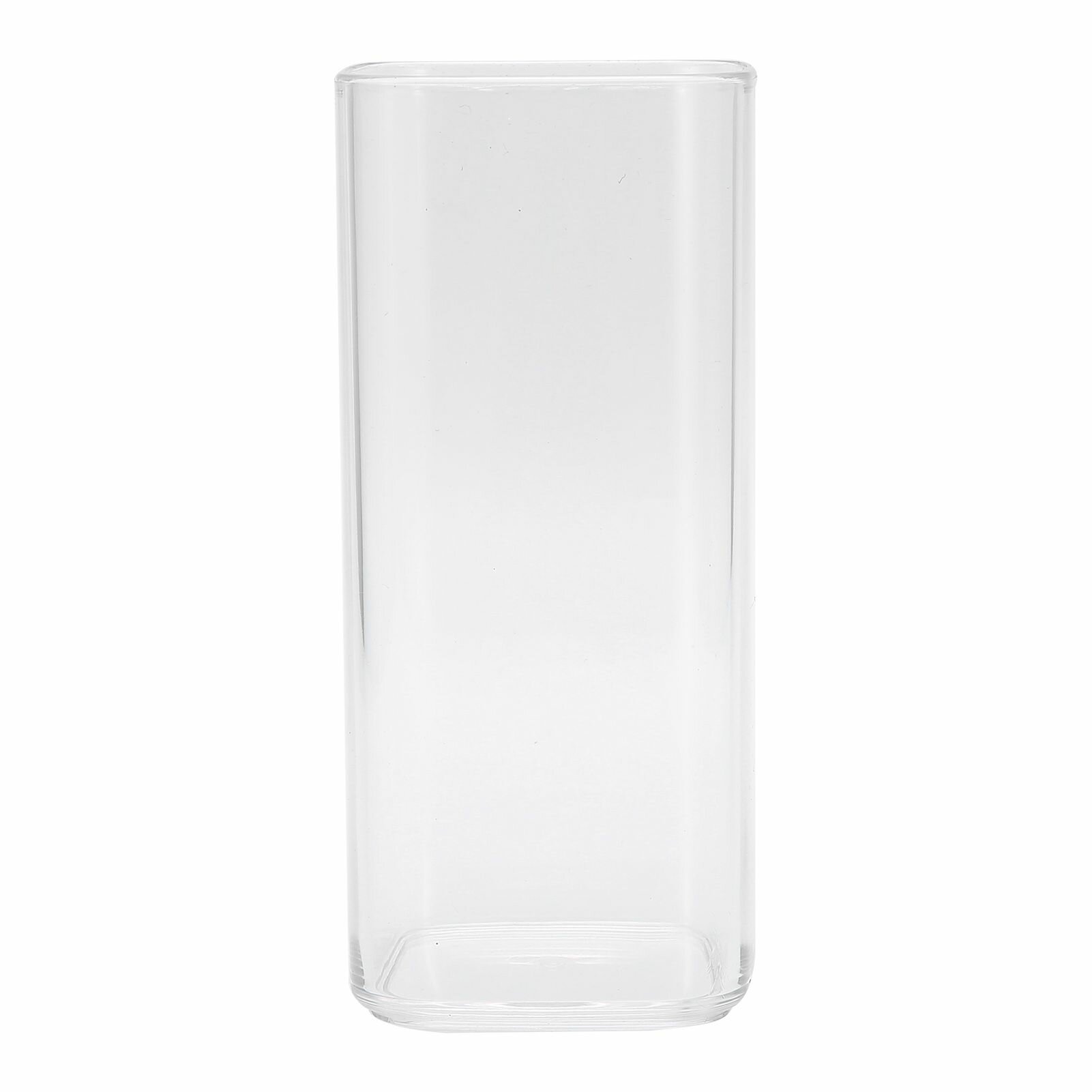 Квадратная чашка 250 мл, инновационная многоразовая кружка для чая, сока, кофе, посуда для напитков, кухонный аксессуар, прозрачный