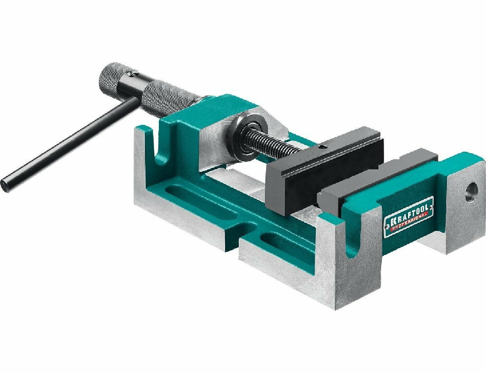 Станочные трехсторонние сверлильные тиски KRAFTOOL 100 мм
