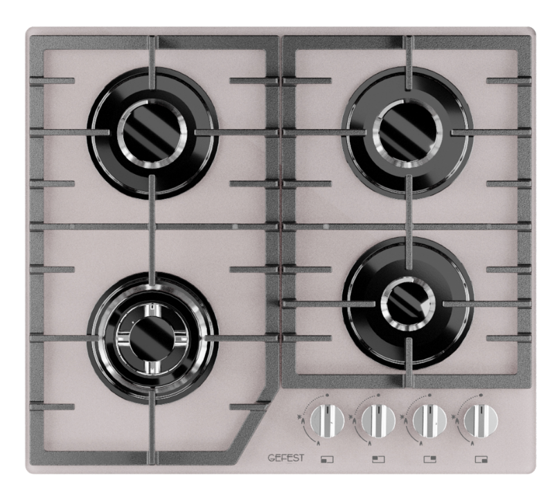 Газовая варочная поверхность PVG 2232-01 Р51 14907001 GEFEST