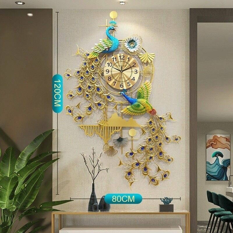 Настенные часы/кварцевые часы "Европейский павлин